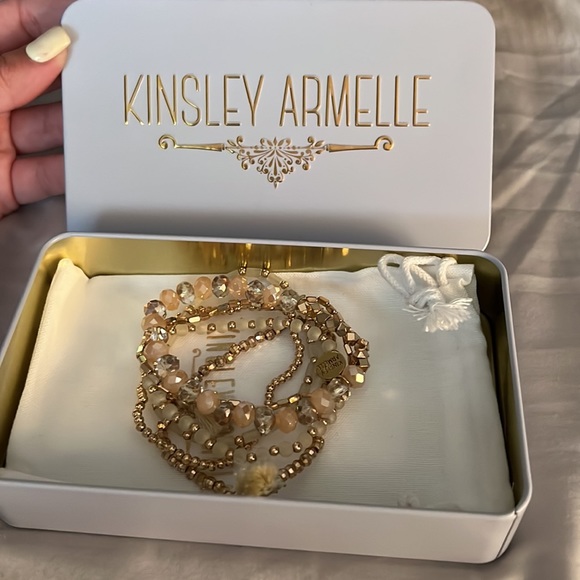 Jewelry | Kinsley Armelle Gold Bracelet Stack Set | Poshmark